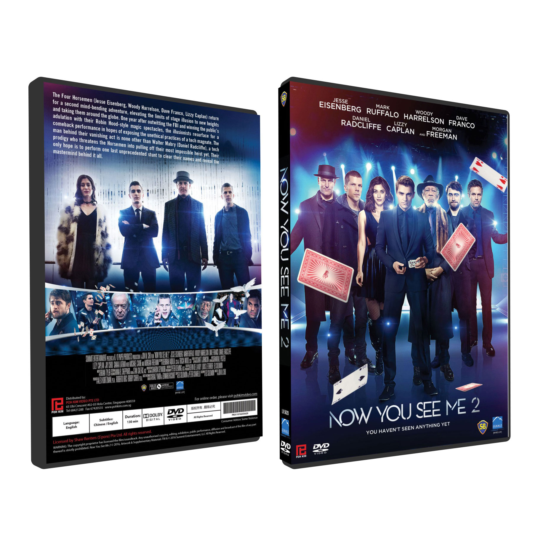 Now You See Me 2 (DVD) - Poh Kim Video