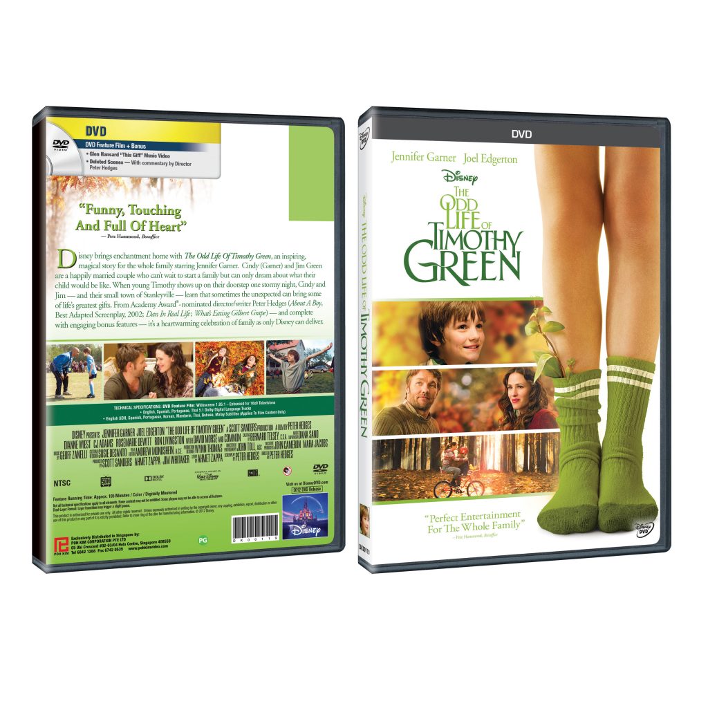 The Odd Life of Timothy Green (DVD) - Poh Kim Video