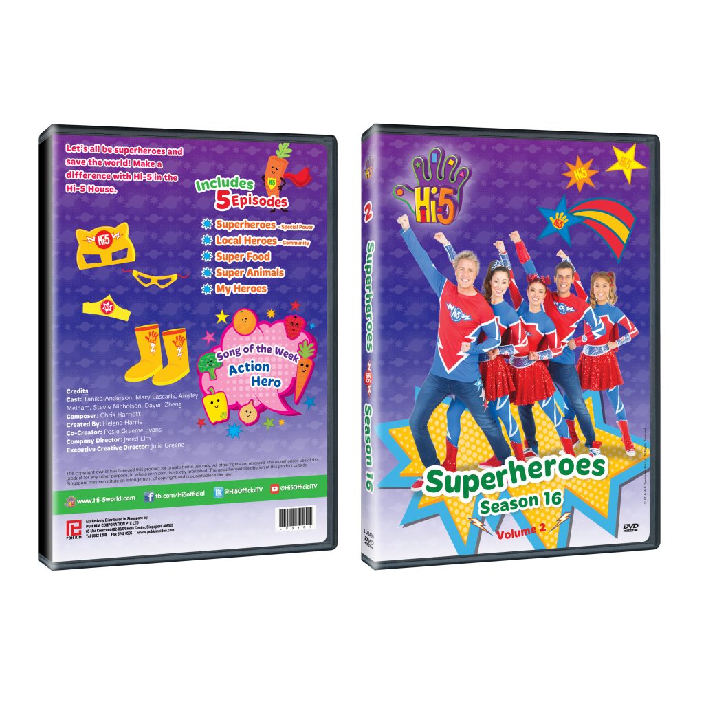 Hi-5 Season 16 Volume 2 : Superheroes (DVD) - Poh Kim Video